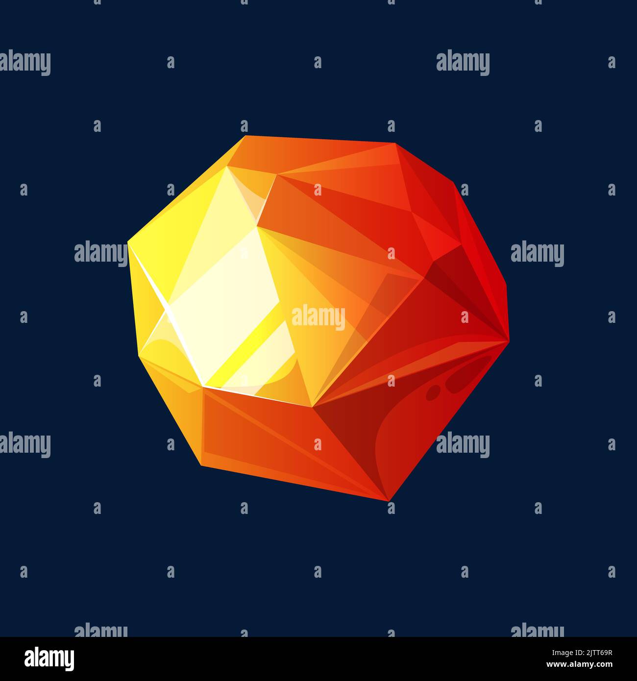Imperial topaz stone Stock Vector Images - Alamy