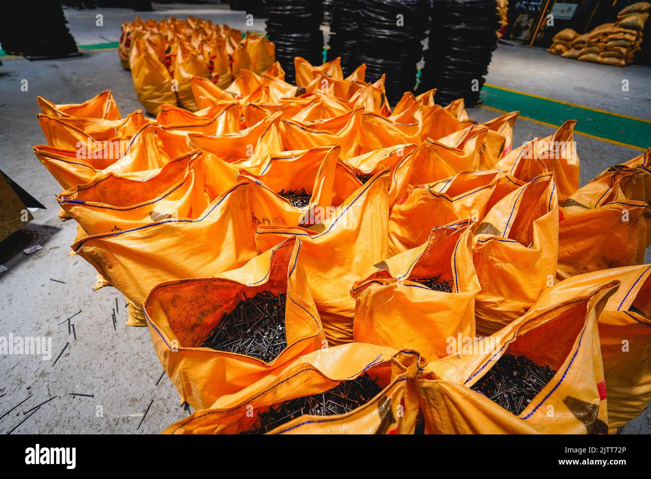 Large bags of orange hi-res stock photography and images - Alamy
