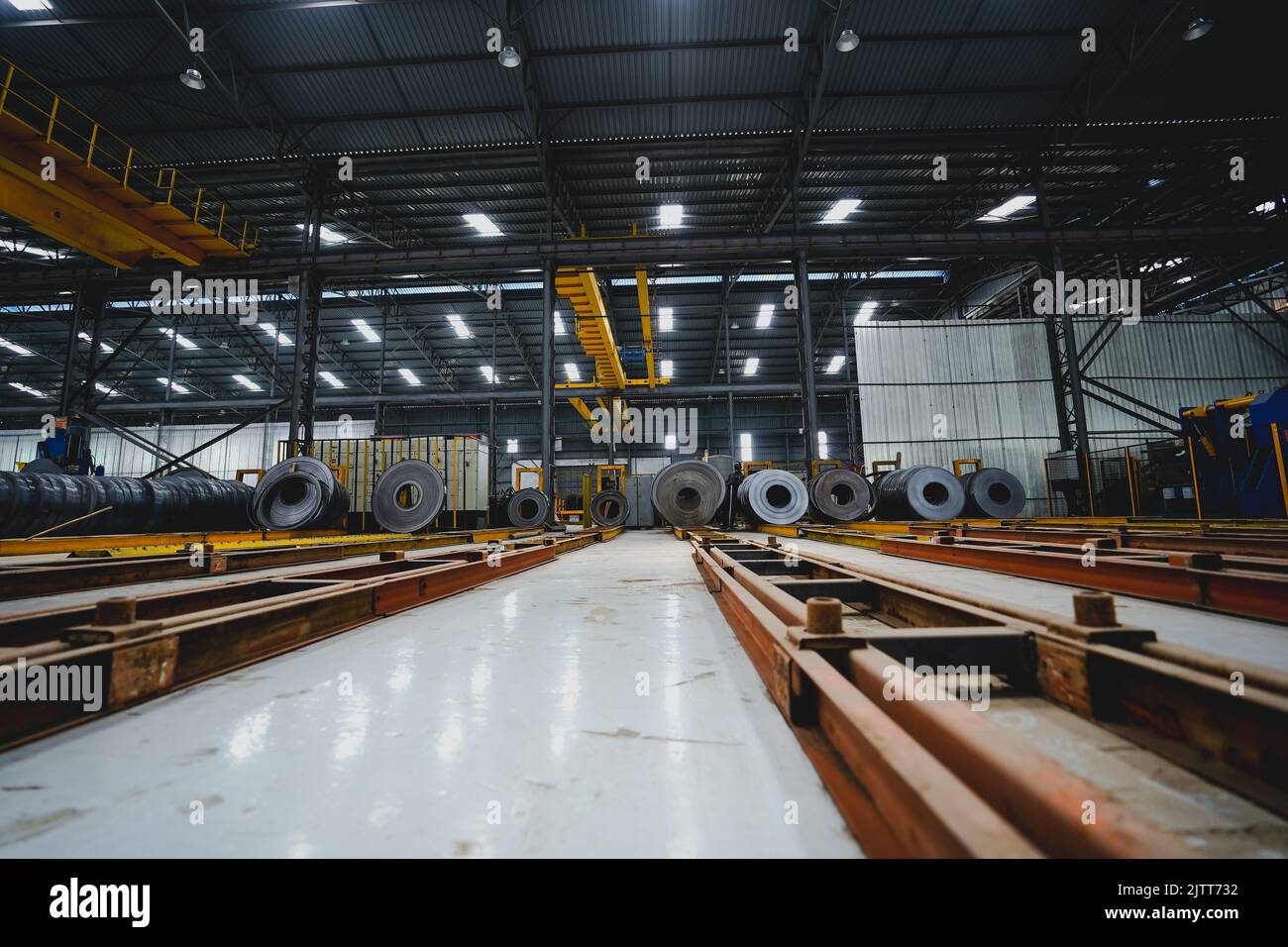 The view of the factory structure Stock Photo - Alamy