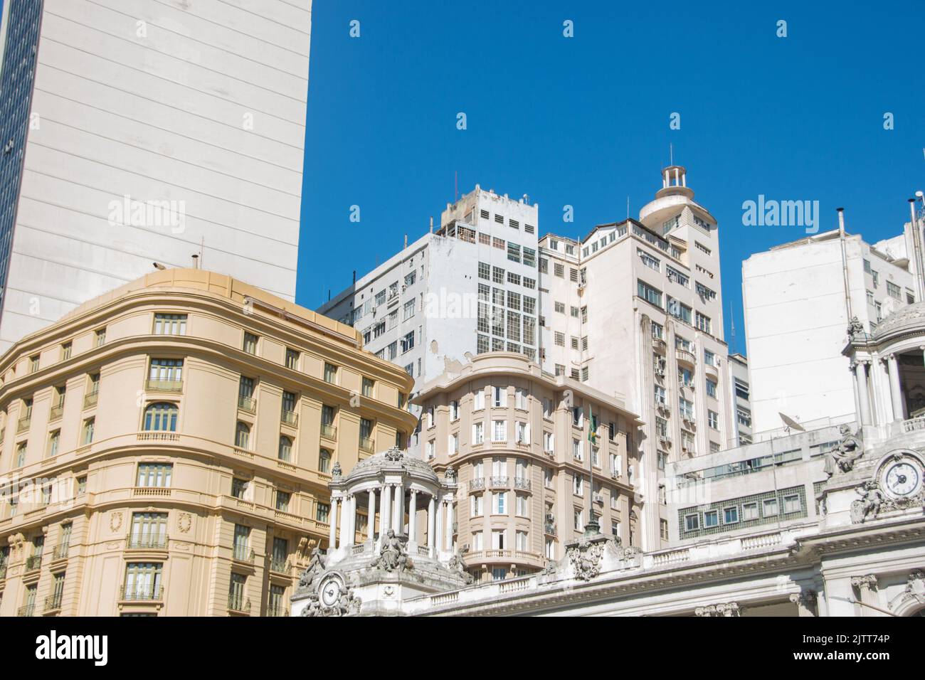 Municipal Theater facade in downtown Rio de Janeiro, Brazil Stock Photo ...