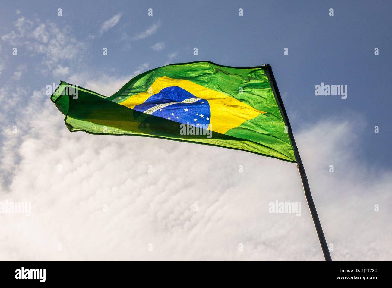 Brazil's flag hi-res stock photography and images - Alamy