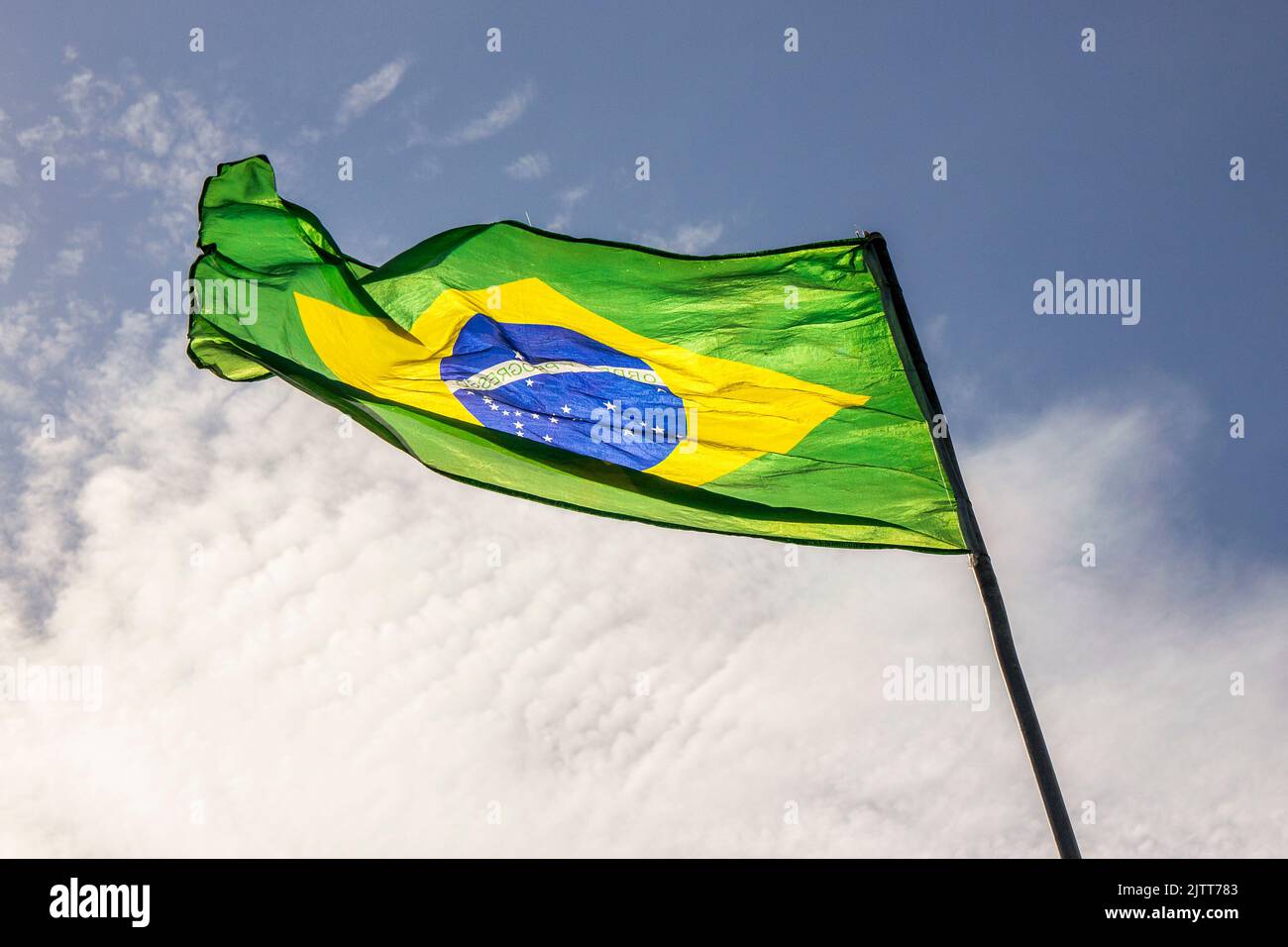 Brazil's flag hi-res stock photography and images - Alamy