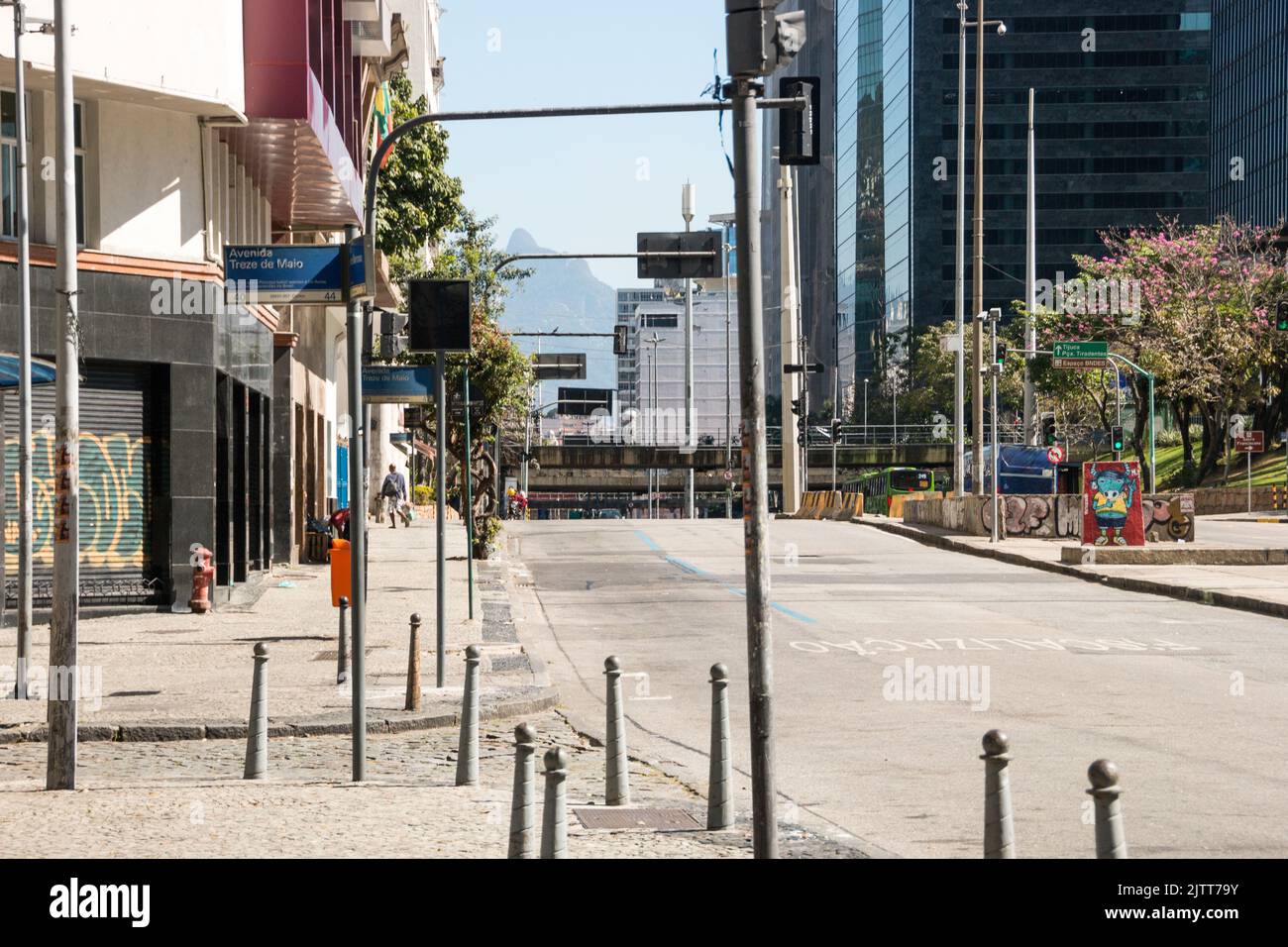 downtown street of rio de janeiro Stock Photo - Alamy