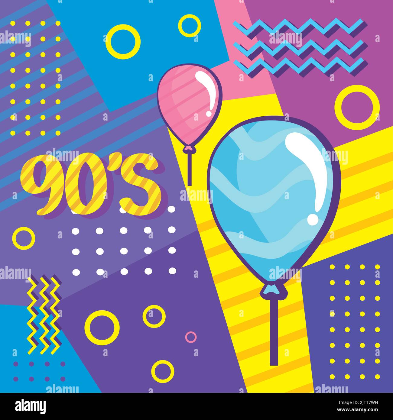 Nineties colors hi-res stock photography and images - Alamy