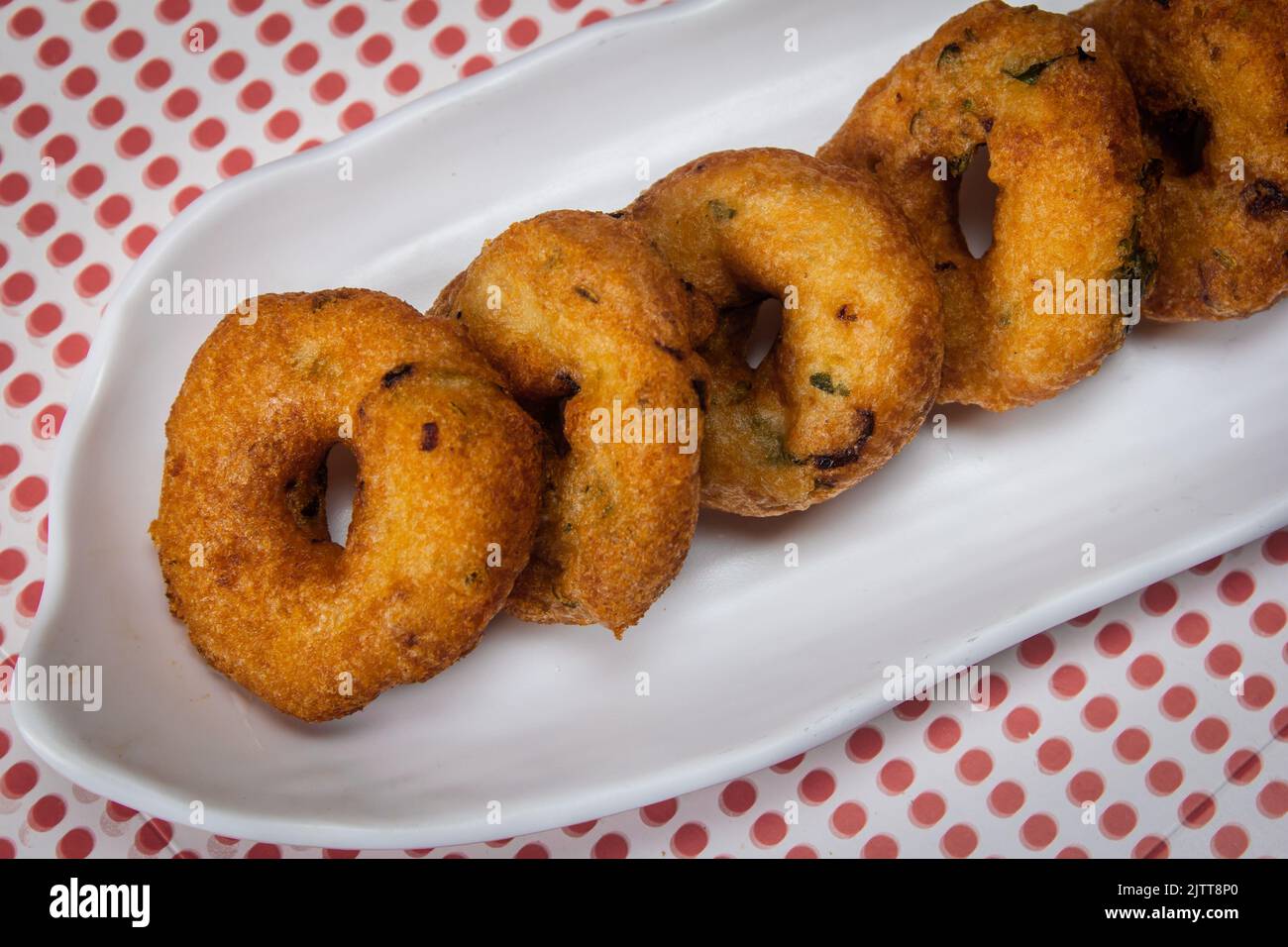 View of Medu Vada also known as Ulundu Vadai is a popular and ...