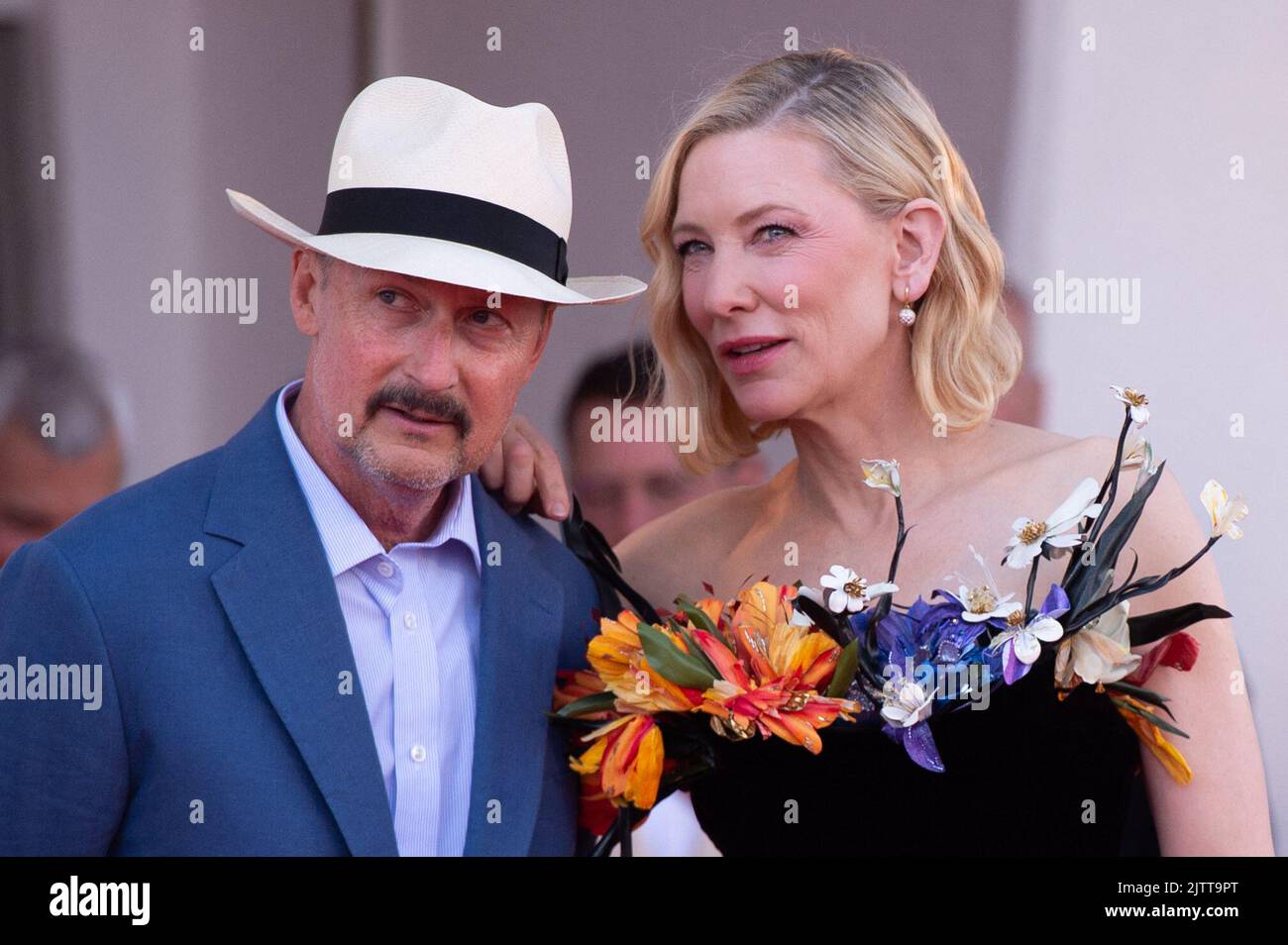 Todd Field and Cate Blanchett attending the Tar Premiere during the ...