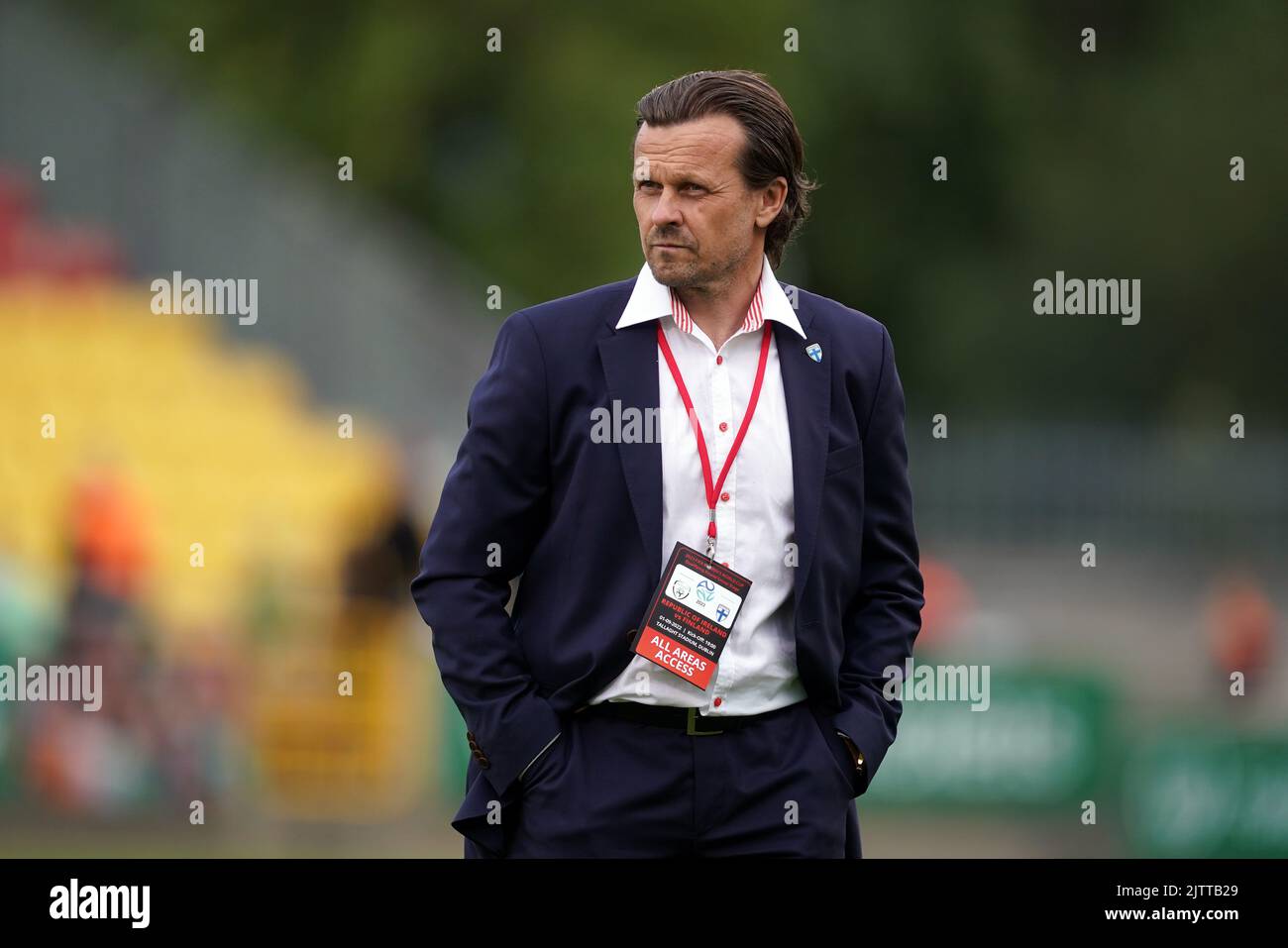 Finland coach Marko Saloranta during the FIFA Women's World Cup ...