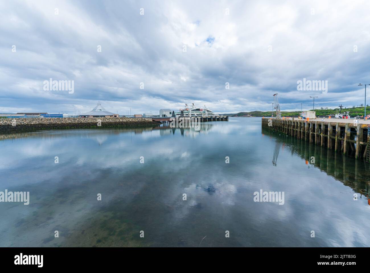View of harbour in Stornoway, Isle of Lewis, Scotland Stock Photo - Alamy