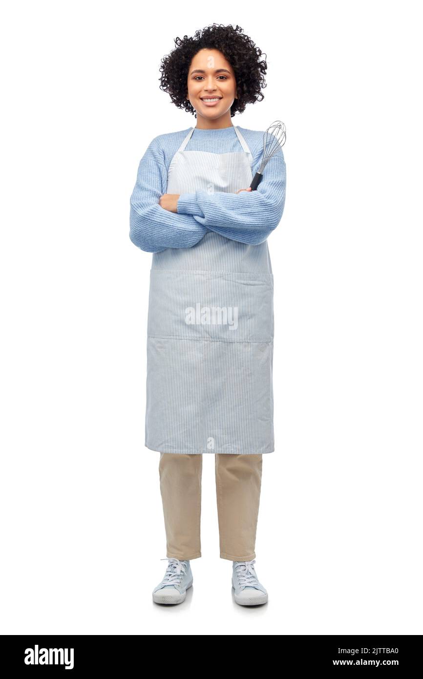 Beautiful adult woman cooking Cut Out Stock Images & Pictures - Alamy