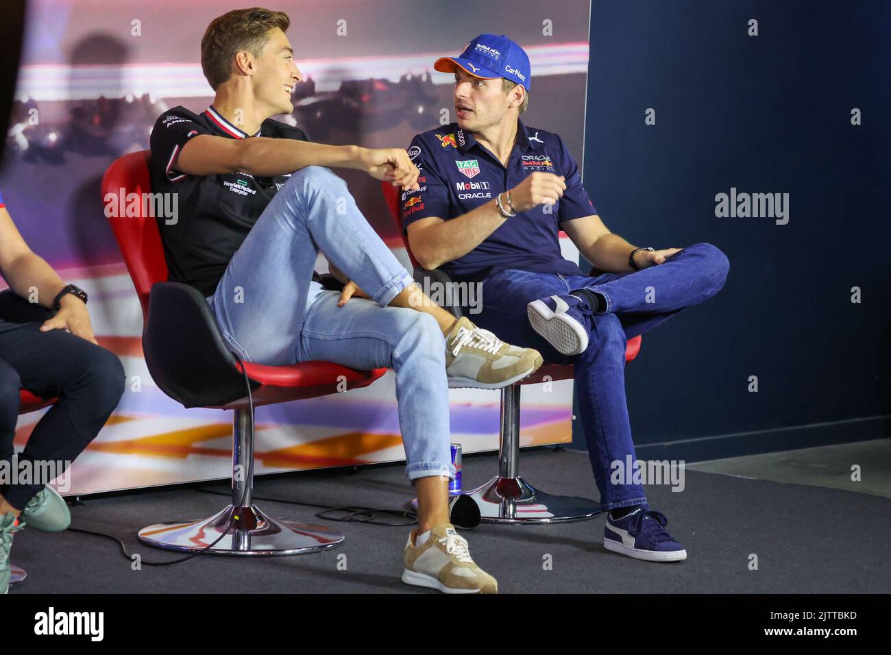George russell max verstappen hi-res stock photography and images - Alamy