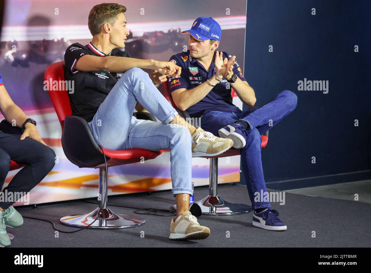George russell max verstappen hi-res stock photography and images - Alamy