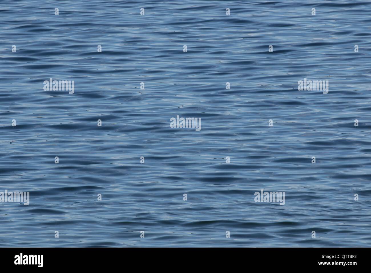 Calm blue background with small waves Stock Photo - Alamy