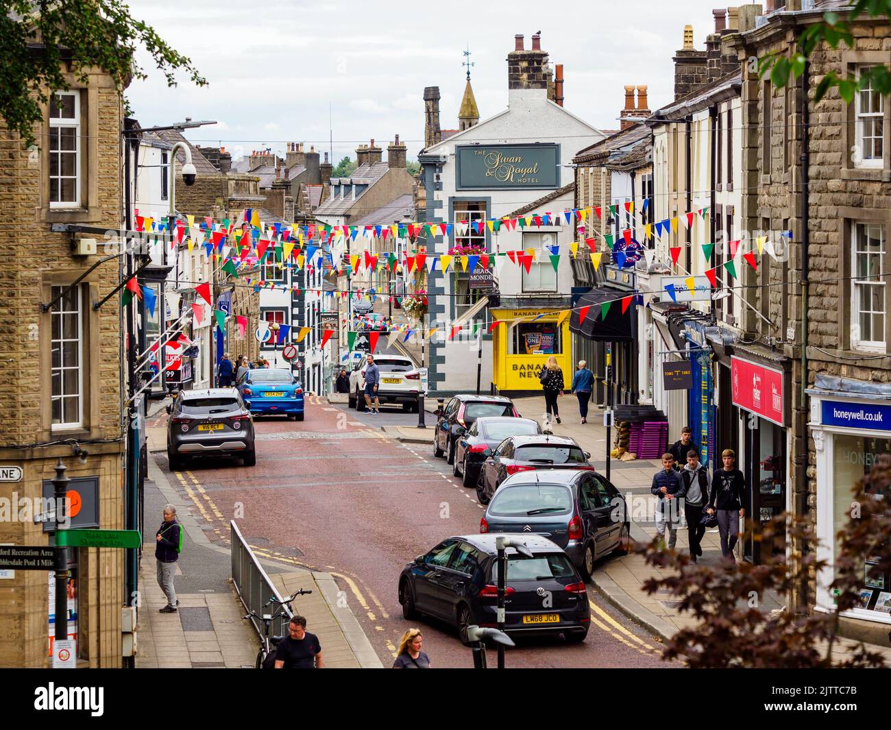 Clitheroe main street hi-res stock photography and images - Alamy