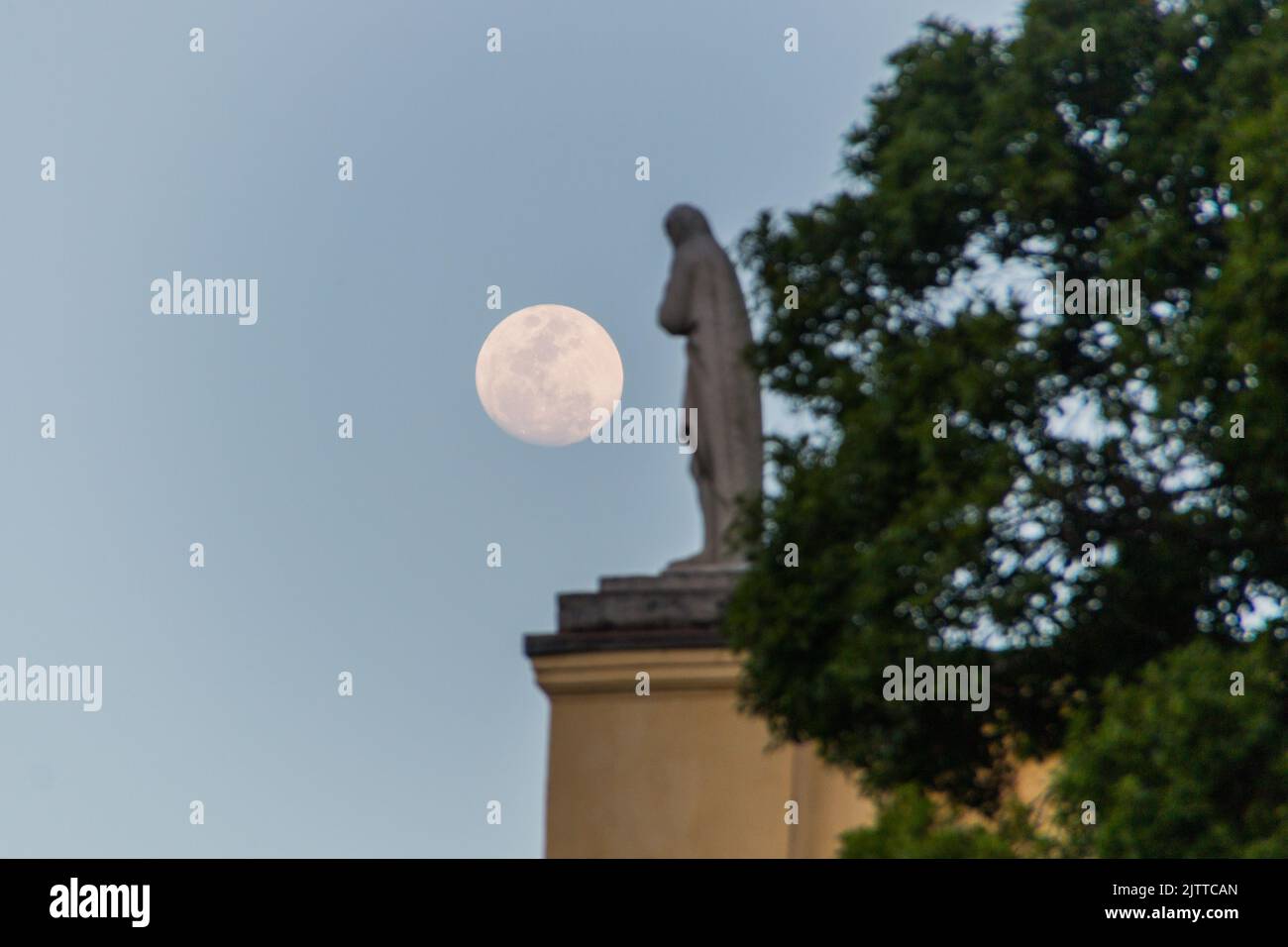 full moon in Rio de Janeiro, Brazil Stock Photo - Alamy