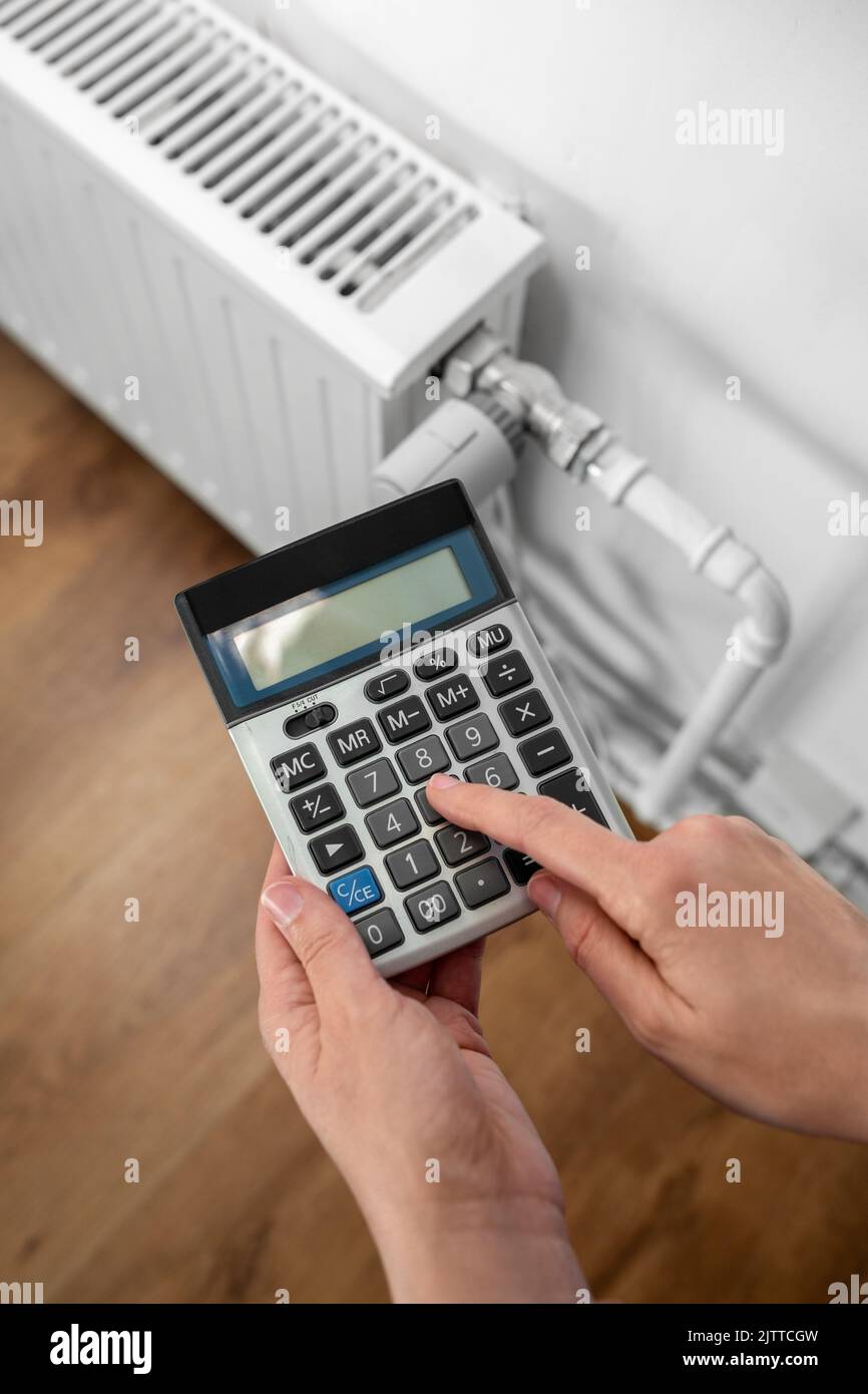 Radiator calculator hi-res stock photography and images - Alamy