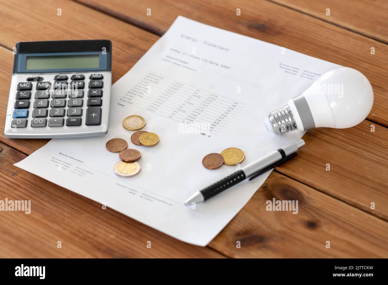 Energy bill calculator hi-res stock photography and images - Alamy