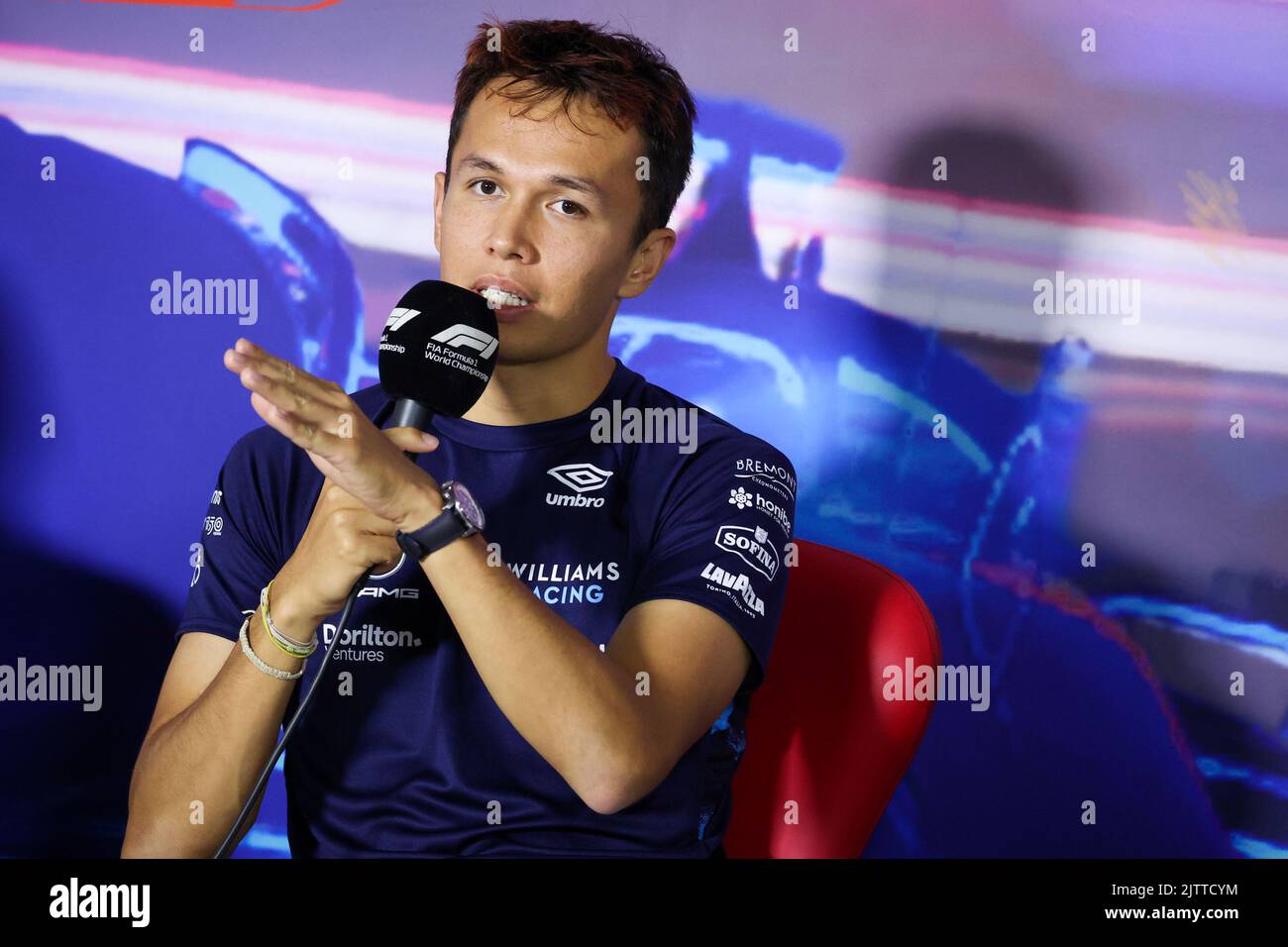 ZANDVOORT, NETHERLANDS - SEPTEMBER 1: Alex Albon of United Kingdom and ...