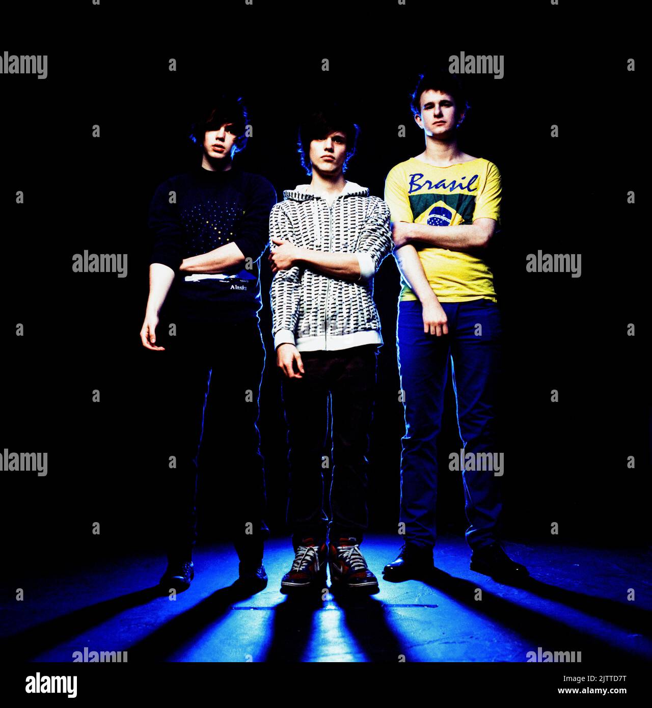 Fear of Flying band later to become White Lies, Photographed in Fulham ...