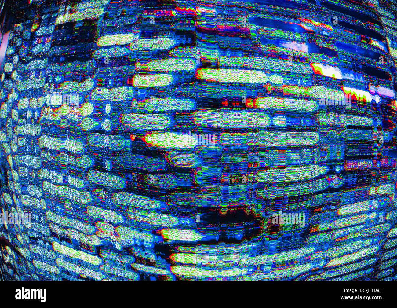 glitch art transmission error pixel static noise Stock Photo - Alamy