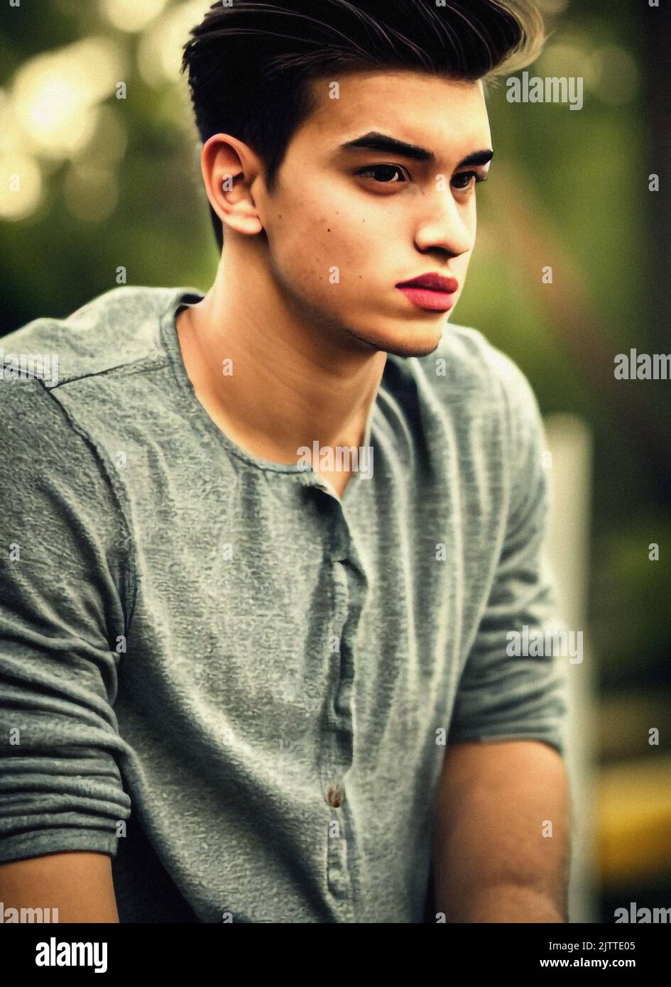 Young gen z man hi-res stock photography and images - Alamy