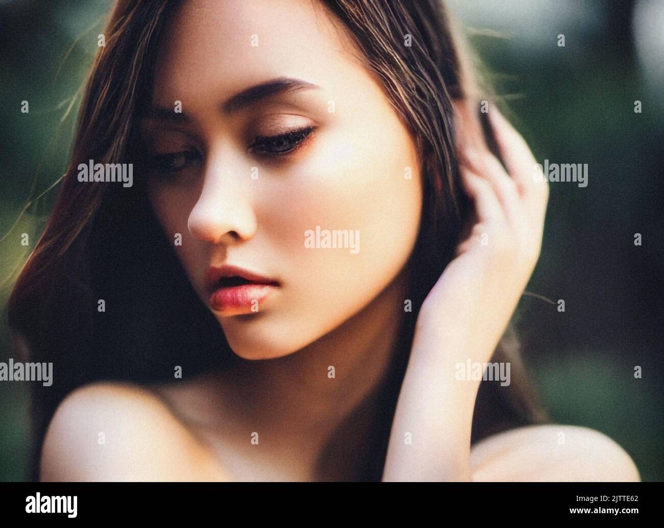 Young gen caucasian woman hi-res stock photography and images - Alamy