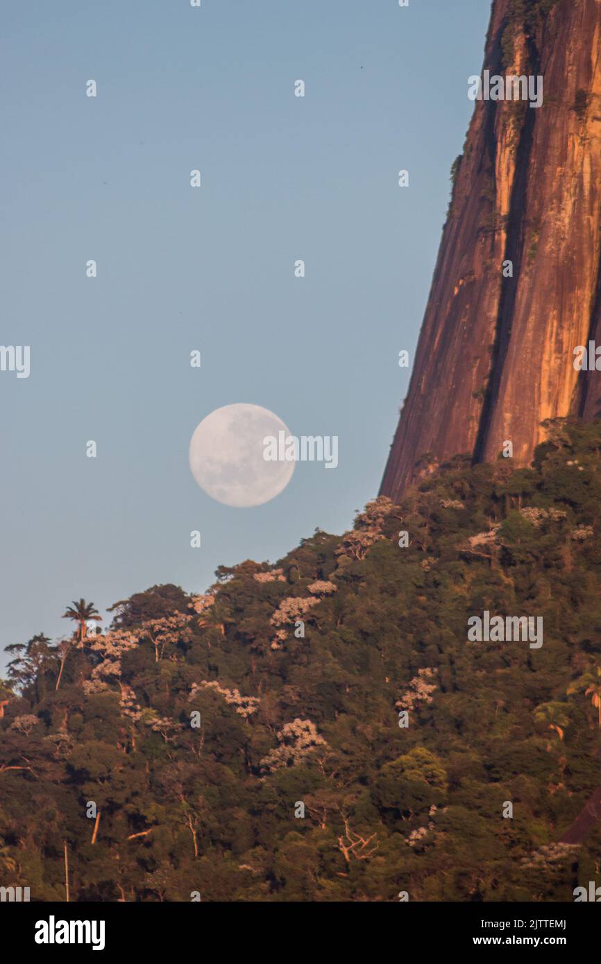 full moon in Rio de Janeiro, Brazil Stock Photo - Alamy