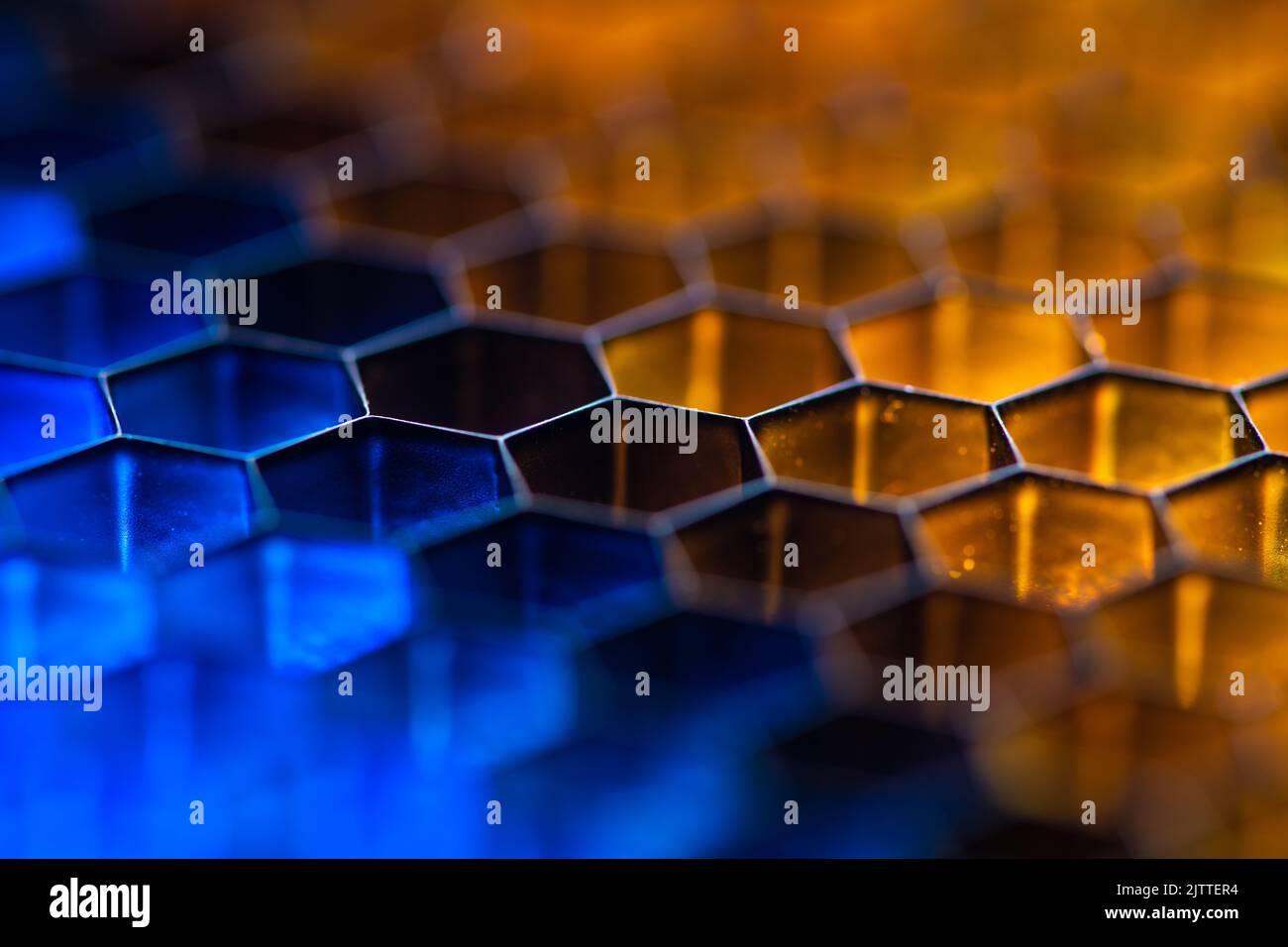 Abstract gold hexagonal background hi-res stock photography and images ...