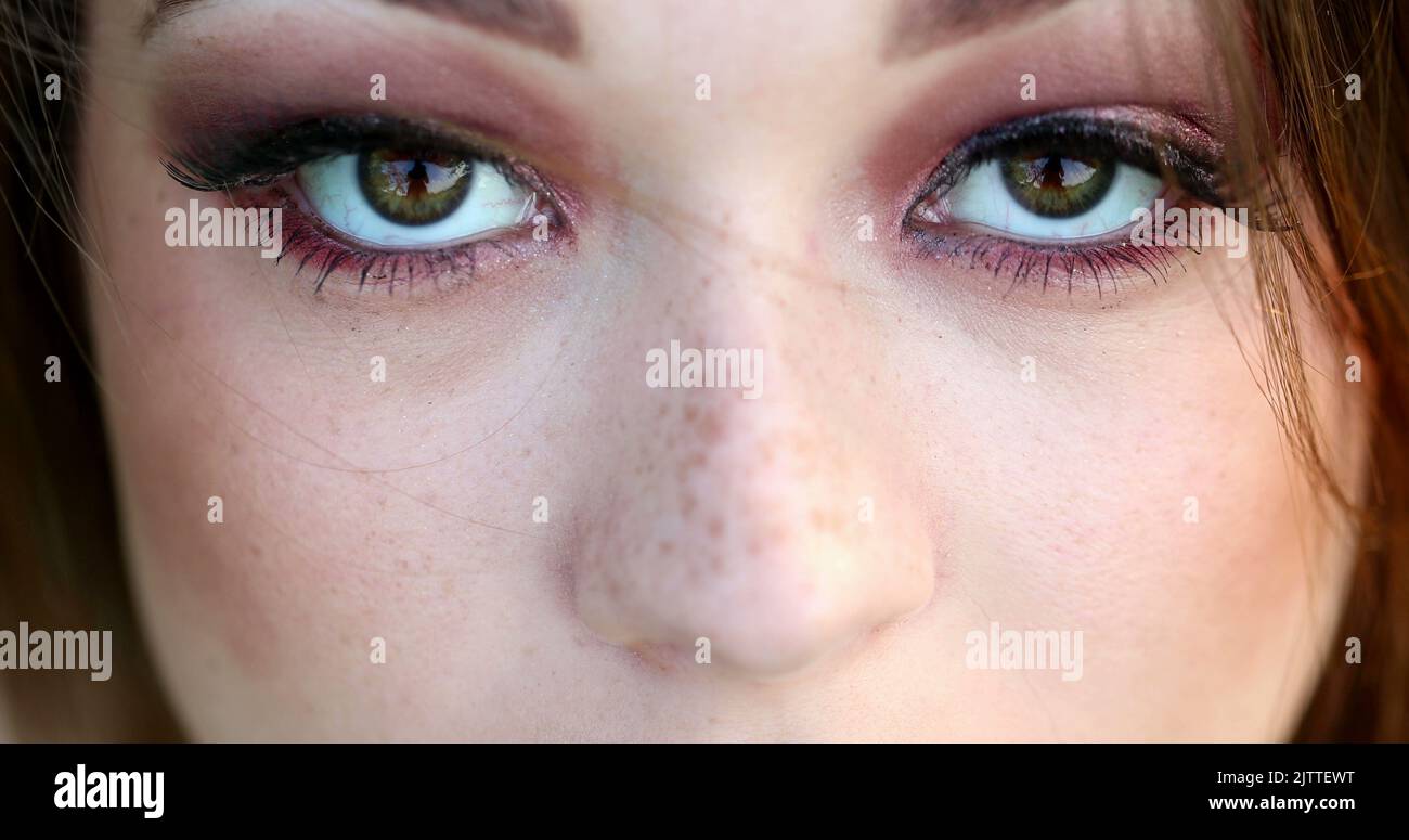 Attractive man eye opening close hi-res stock photography and images ...