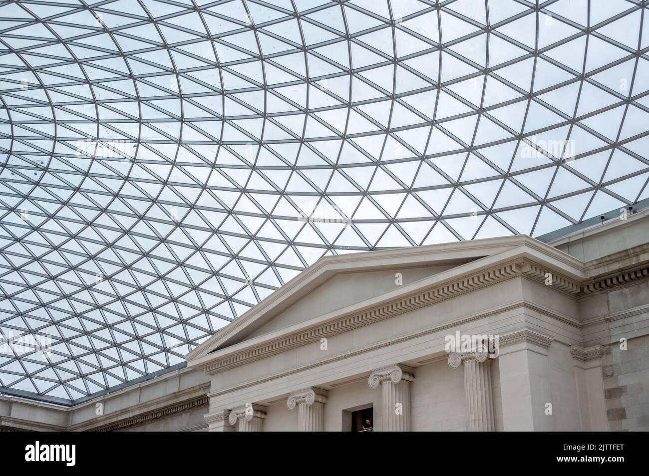 London, UK - August 19, 2022: The Great Court at the British Museum ...