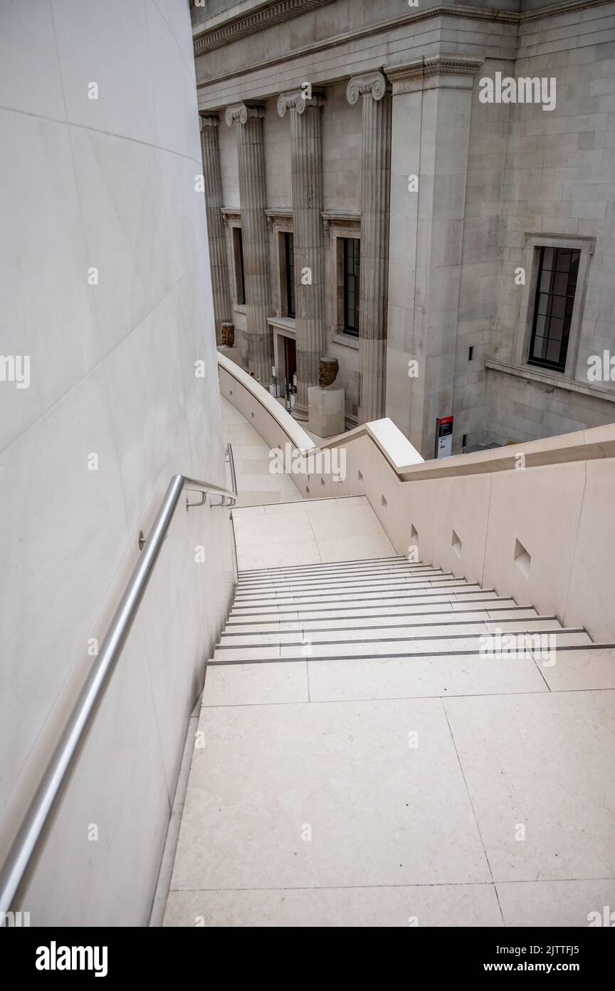London, UK - August 19, 2022: The Great Court at the British Museum ...