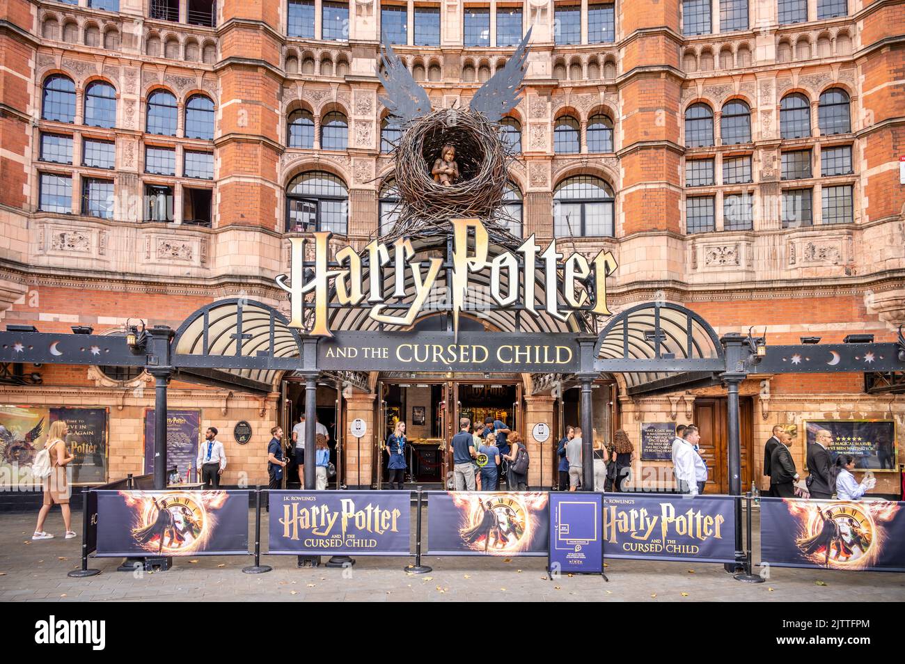 London, UK - August 19, 2022: Exterior of the Palace Theatre which ...