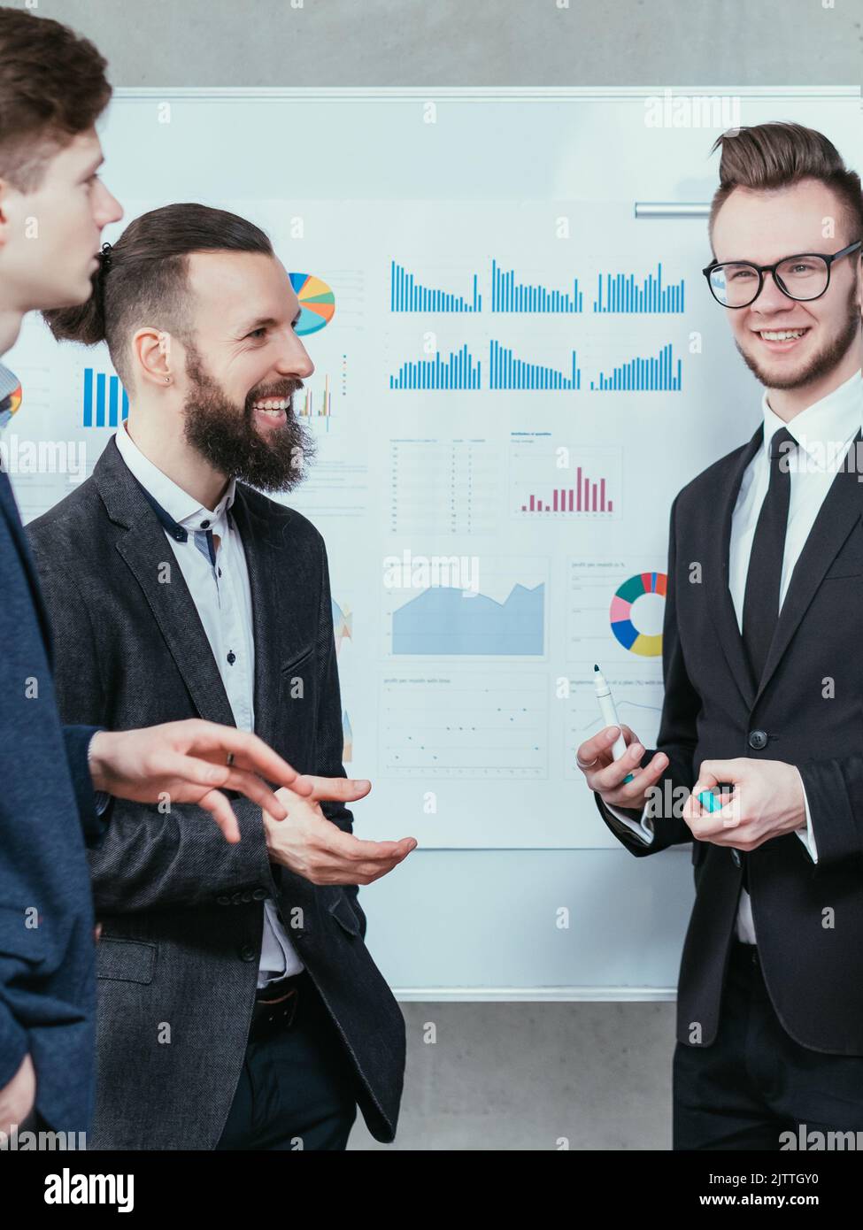 business partners cooperation corporate meeting Stock Photo - Alamy