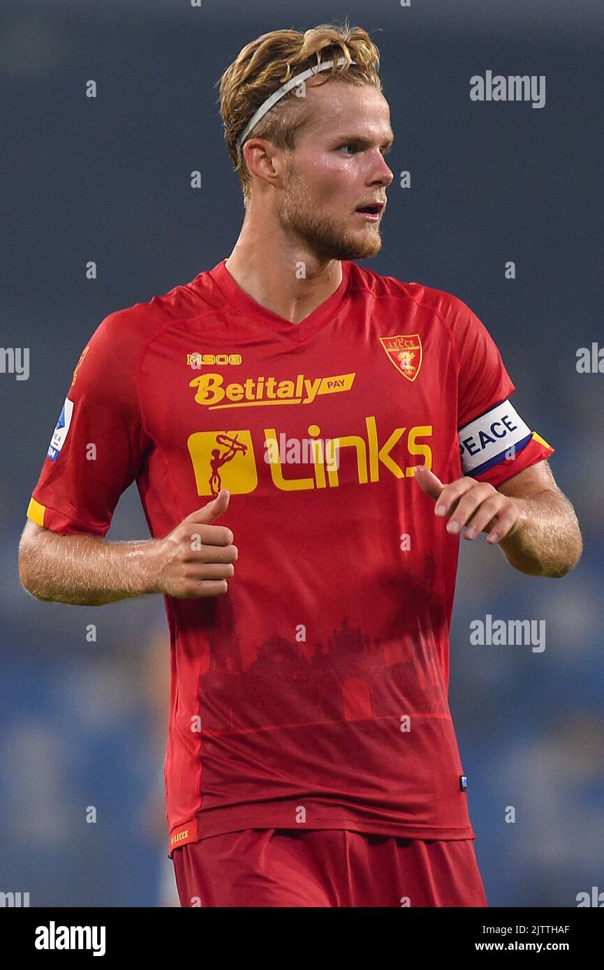 Naples, Italy. 31 Aug, 2022. Morten Hjulmand of US Lecce during the ...