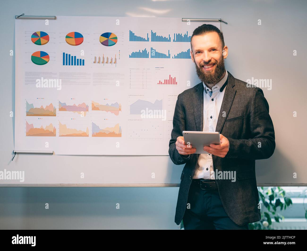 successful business man project management Stock Photo - Alamy