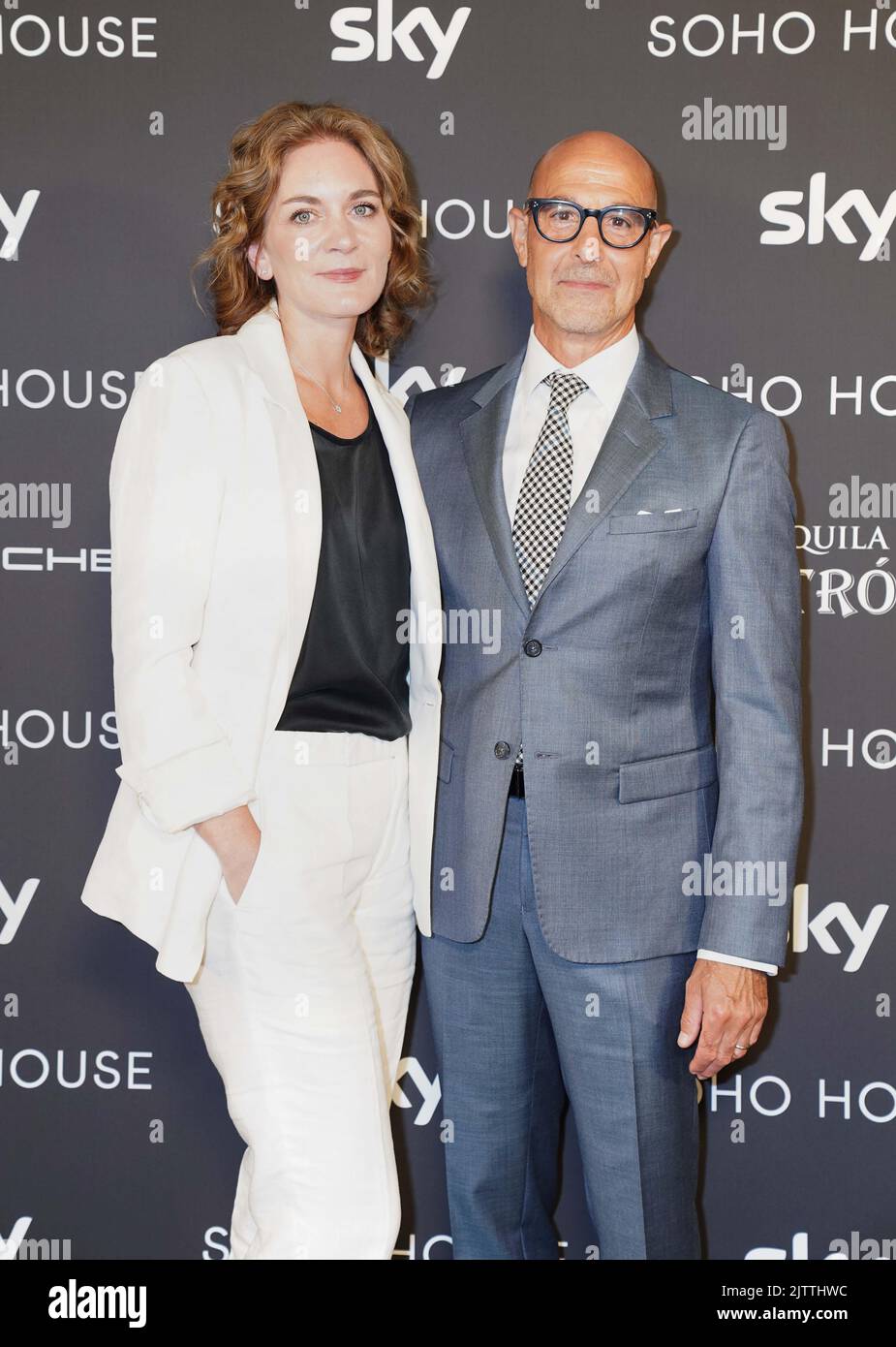 Felicity Blunt and Stanley Tucci arriving at the Soho House Awards at ...