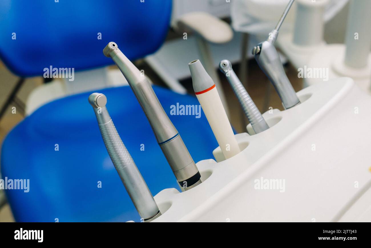 a tool for the dentist before working in his office Stock Photo - Alamy