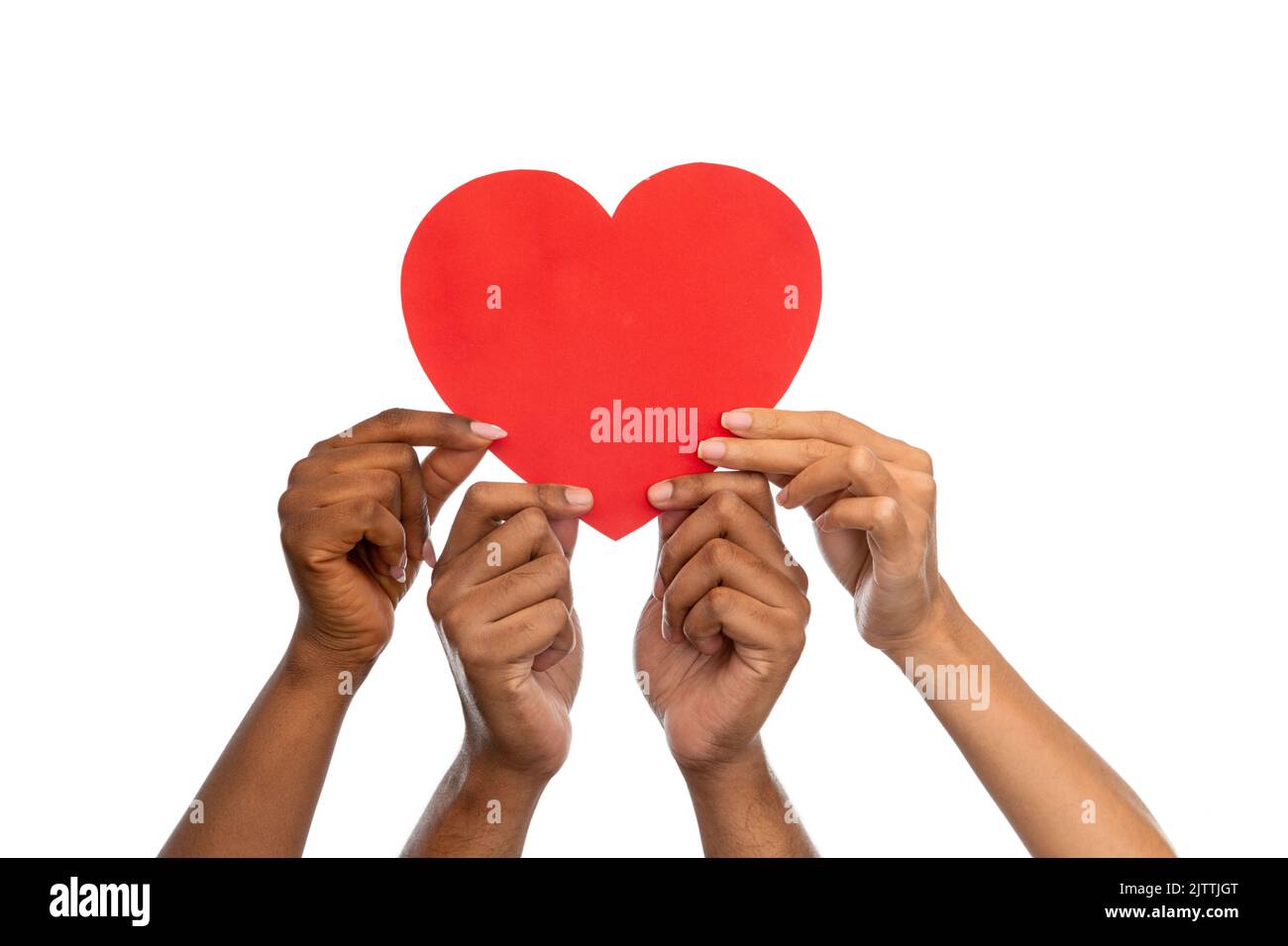 African holding hands help Cut Out Stock Images & Pictures - Alamy