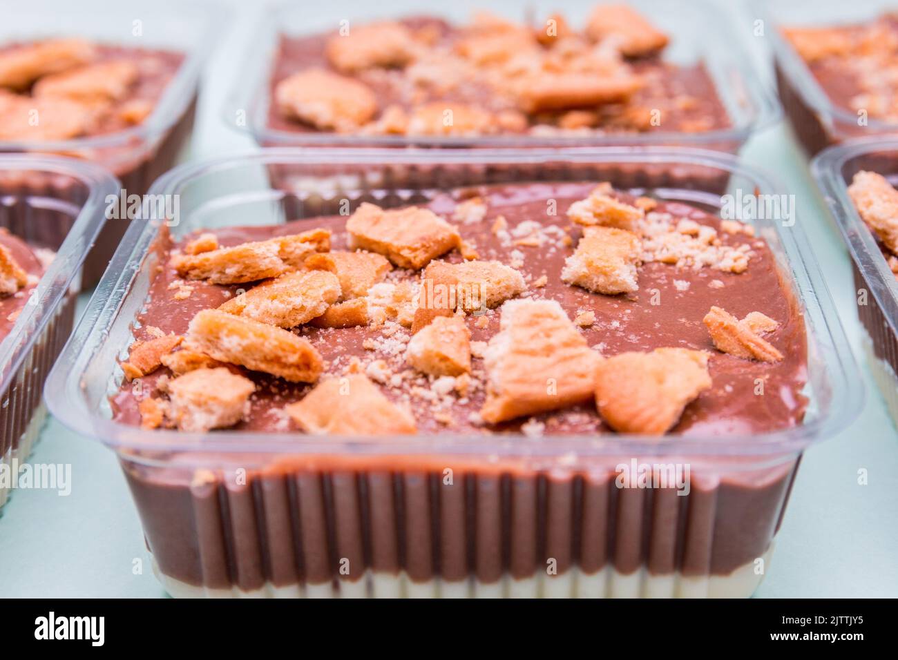 chocolate candy with cornstarch biscuit Stock Photo - Alamy