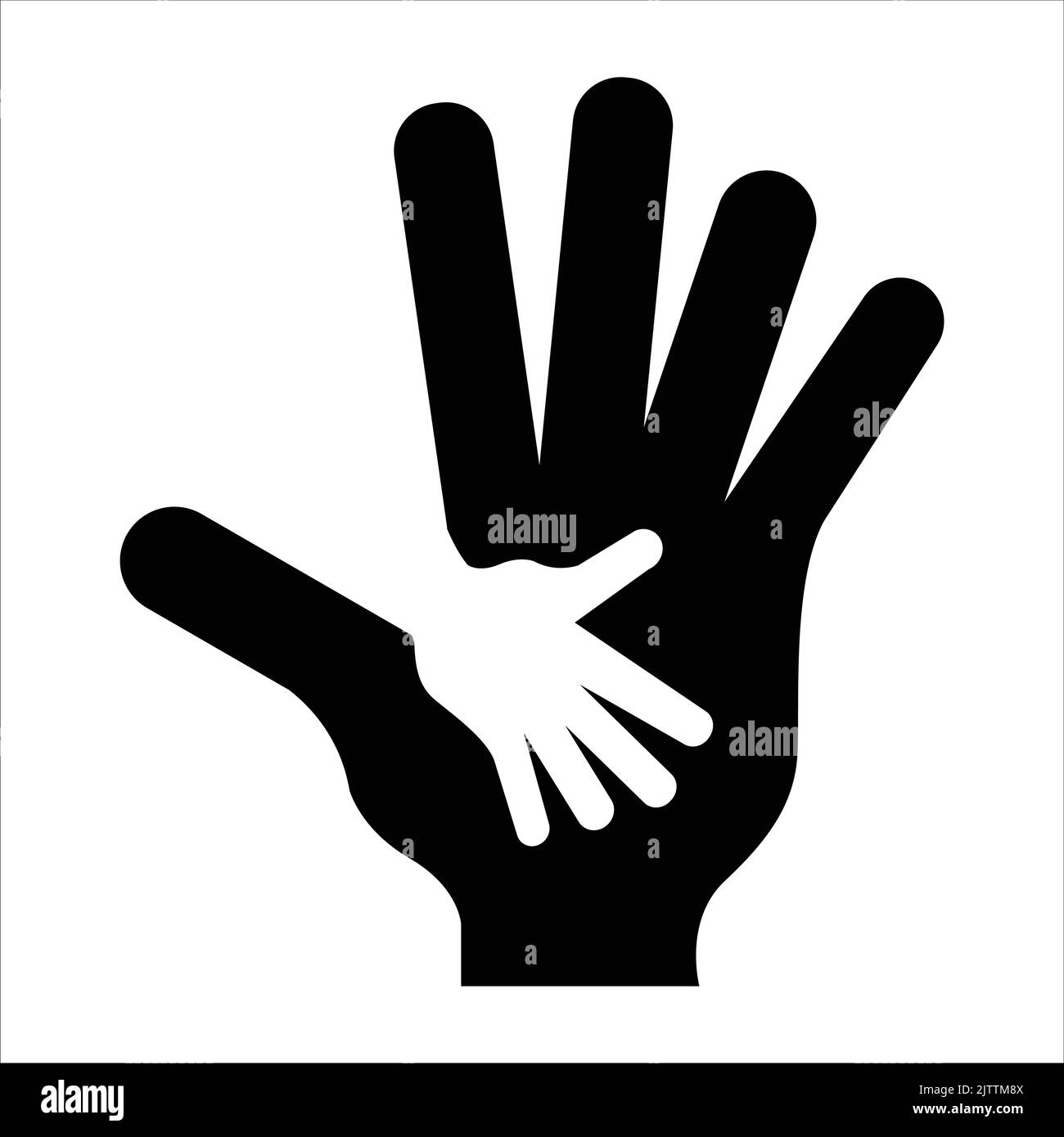 Helping Hands Vector Clipart Free