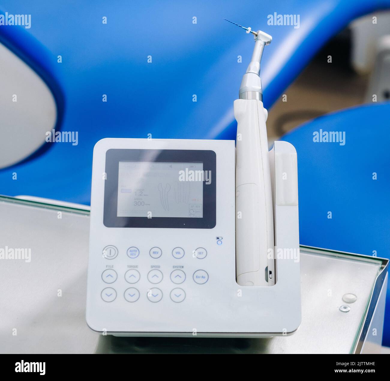 dental equipment in the dentist's office for root canal treatment ...