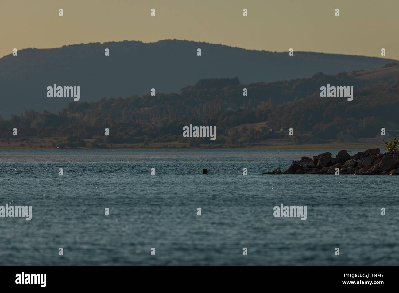 Busko jezero or lake in western bosnia, biggest lake in the region in ...