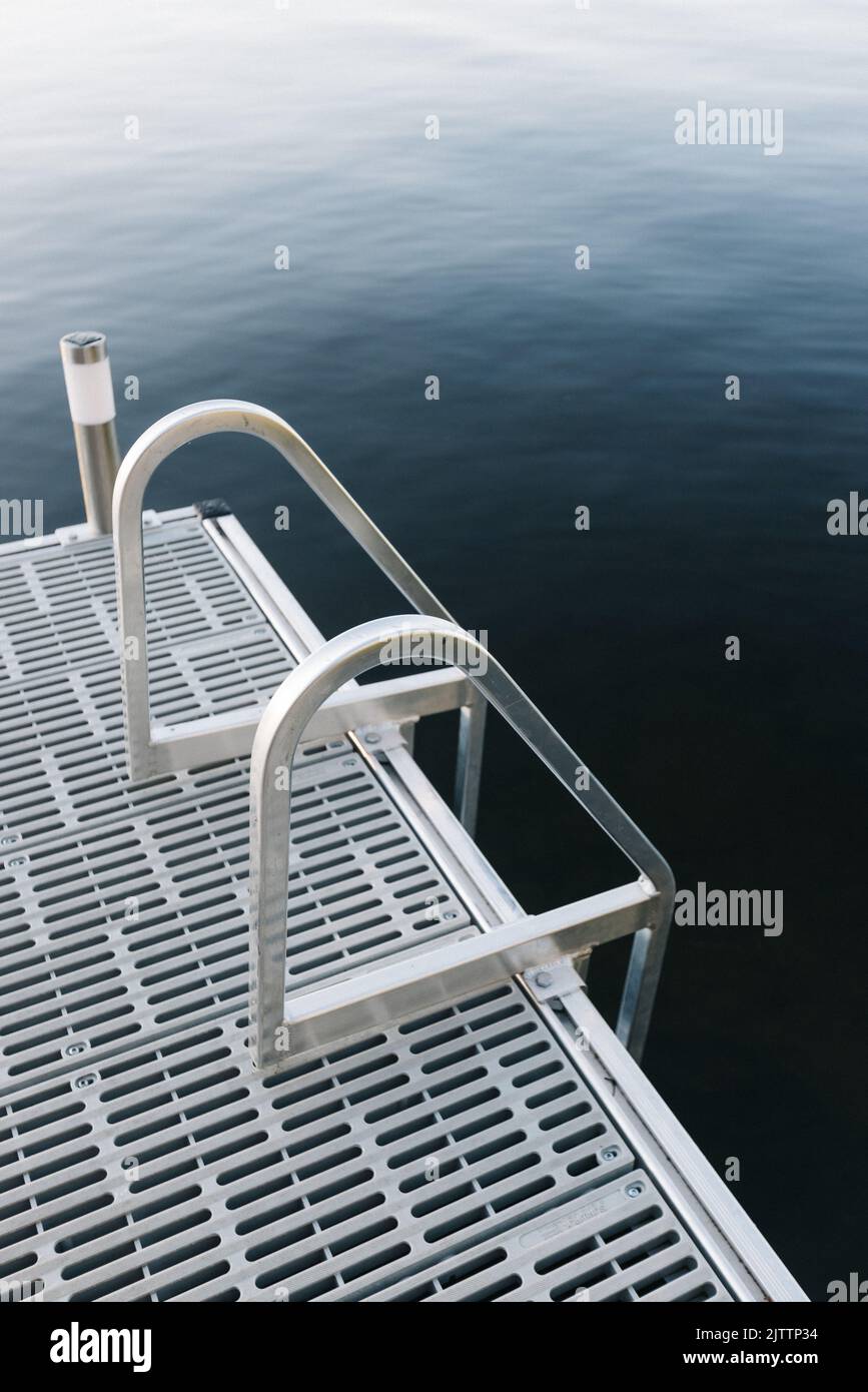 Shot nature stairs lake hi-res stock photography and images - Alamy