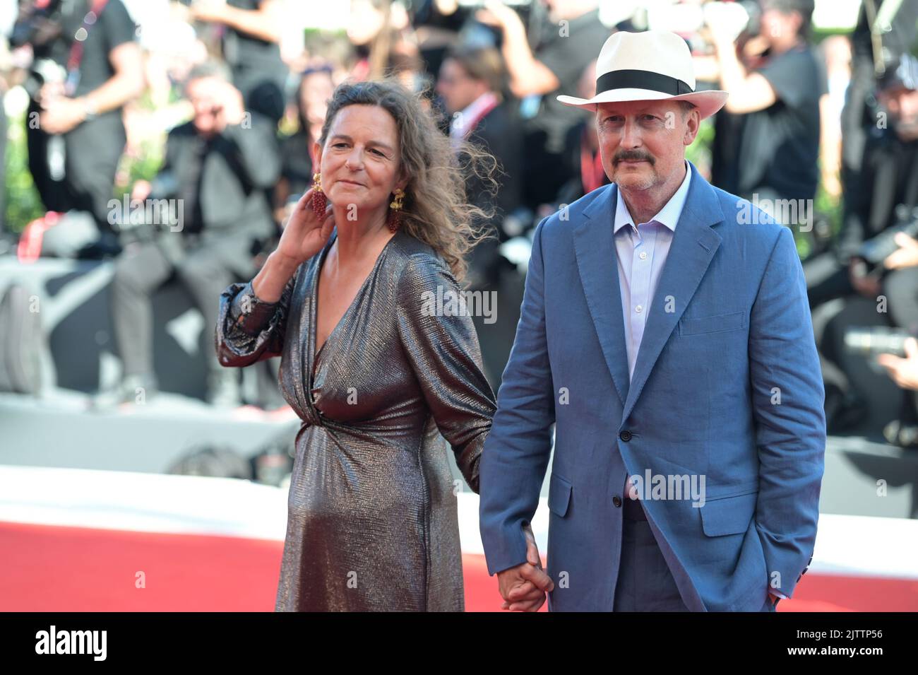 Venice, Italy. 01st Sep, 2022. Todd Field and his wife Serena Rathbun ...