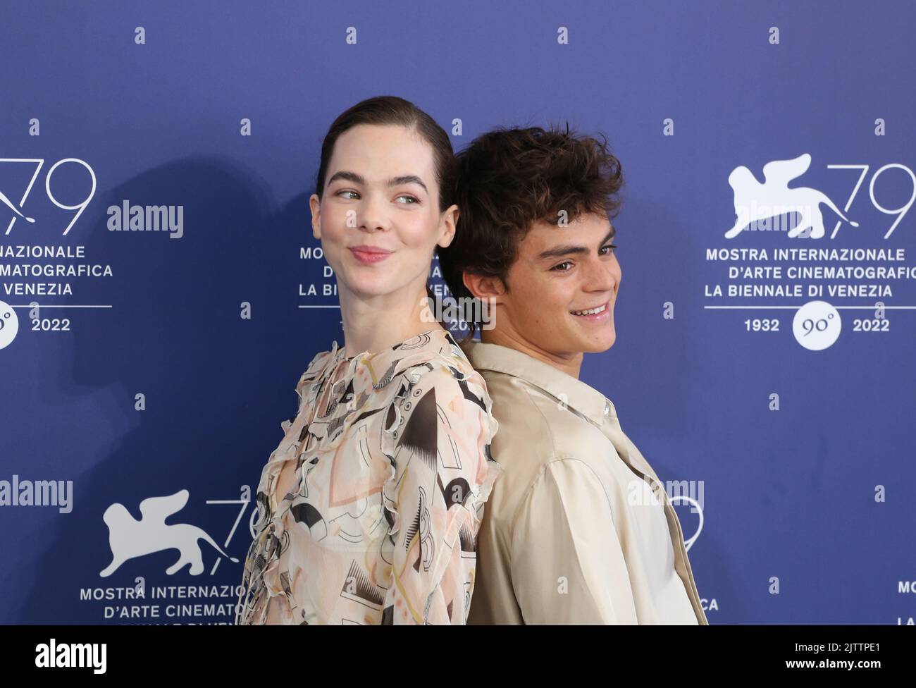 Venice, Italy, 1st September, 2022, Ximena Lamadrid and Iker Sanchez ...