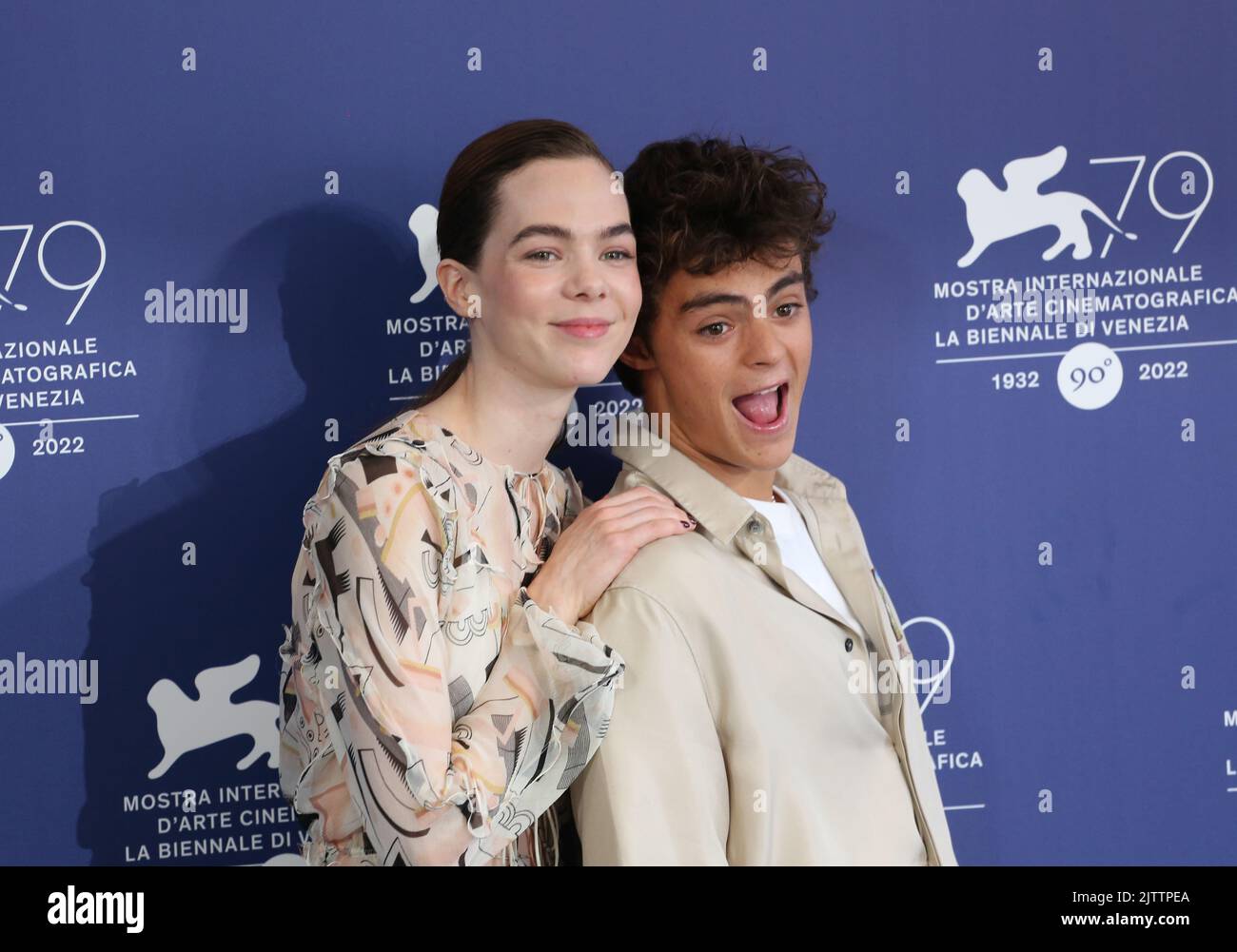 Venice, Italy, 1st September, 2022, Ximena Lamadrid and Iker Sanchez ...