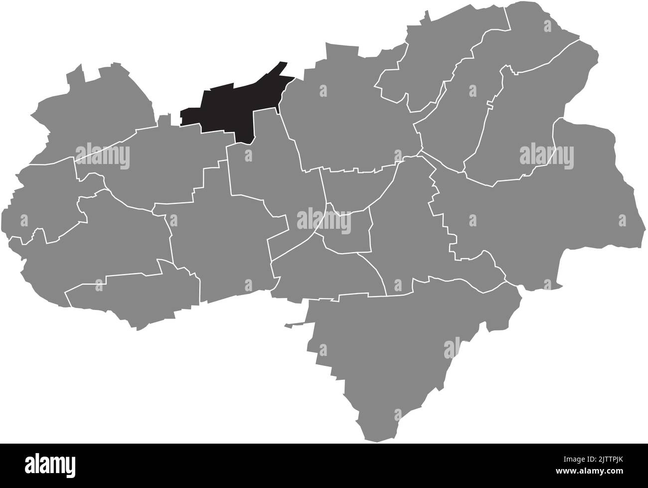Locator map of the HOLTENSEN DISTRICT, GÖTTINGEN Stock Vector Image ...