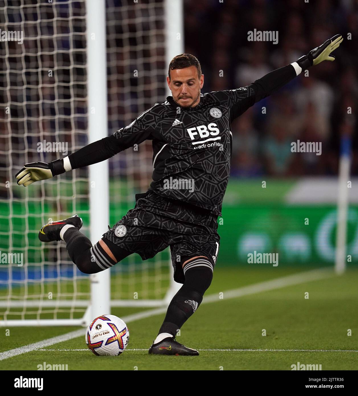 Leicester City goalkeeper Danny Ward during the Premier League match at ...