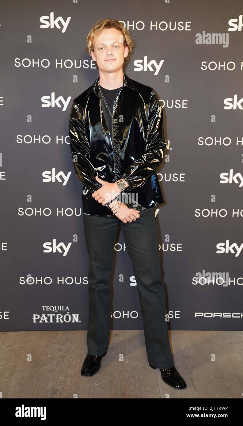 Anson Boon arriving at the Soho House Awards at 180 House in London ...