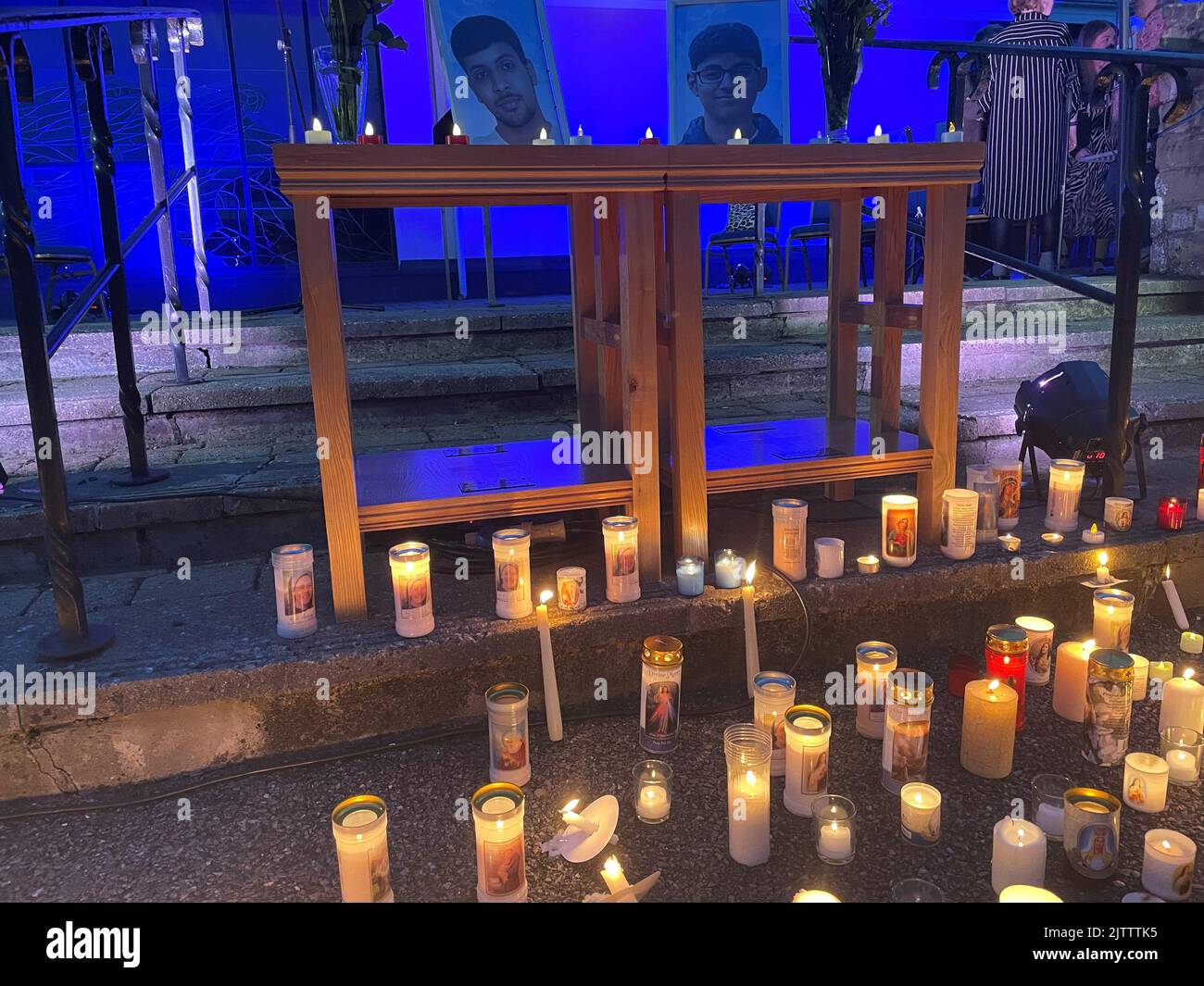 Photographs of the two victims Reuven Simon and Joseph Sebastian who ...