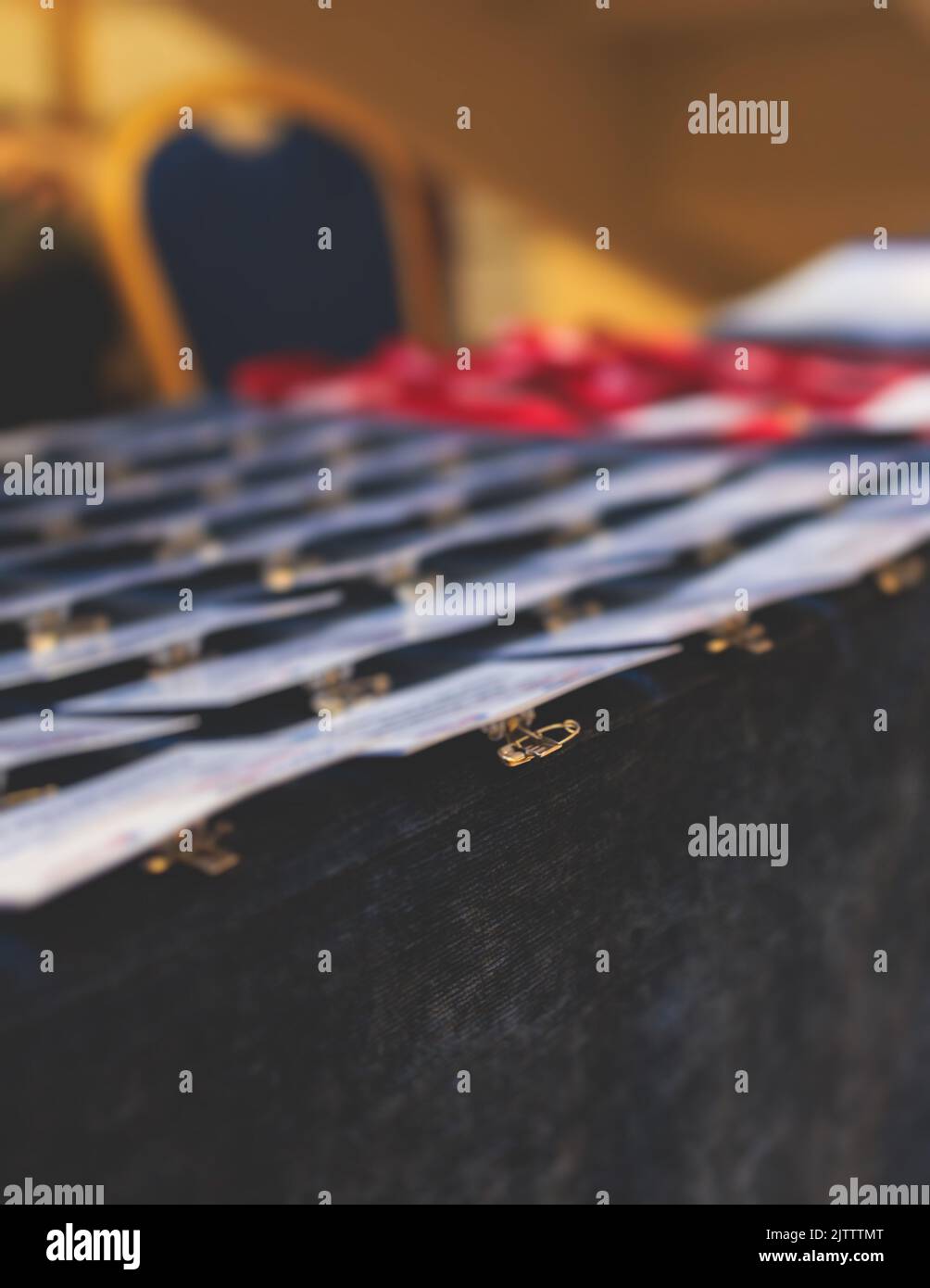 Process of checking in on a conference congress forum event ...